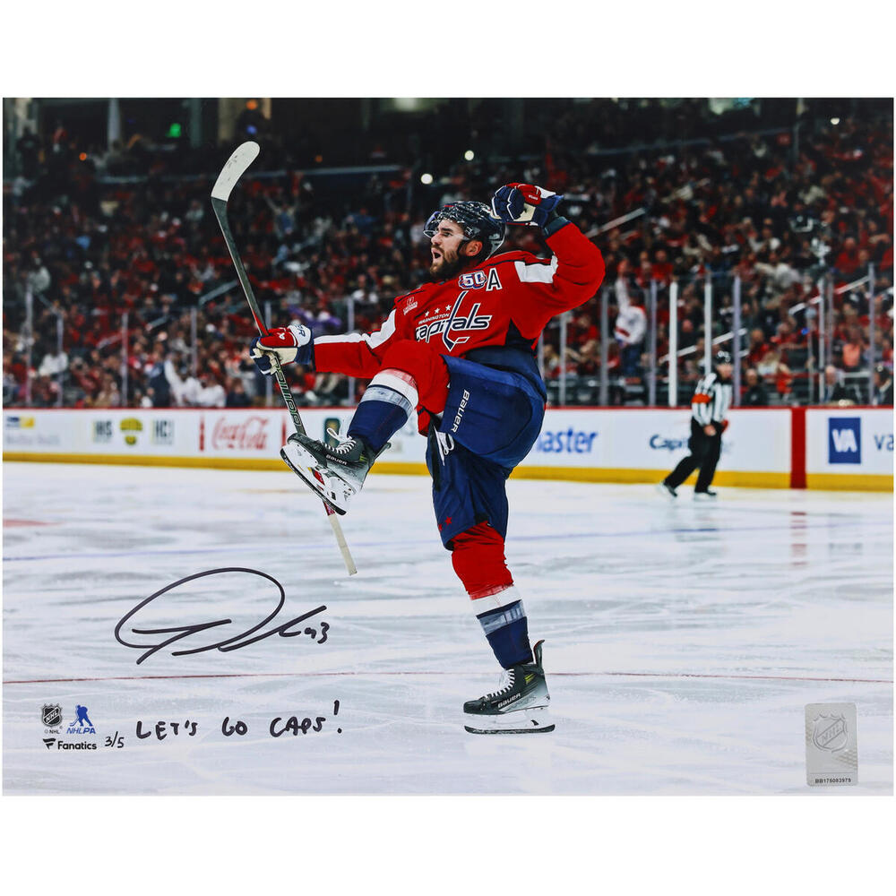 Tom Wilson Washington Capitals Autographed 11" x 14" Red Jersey ...