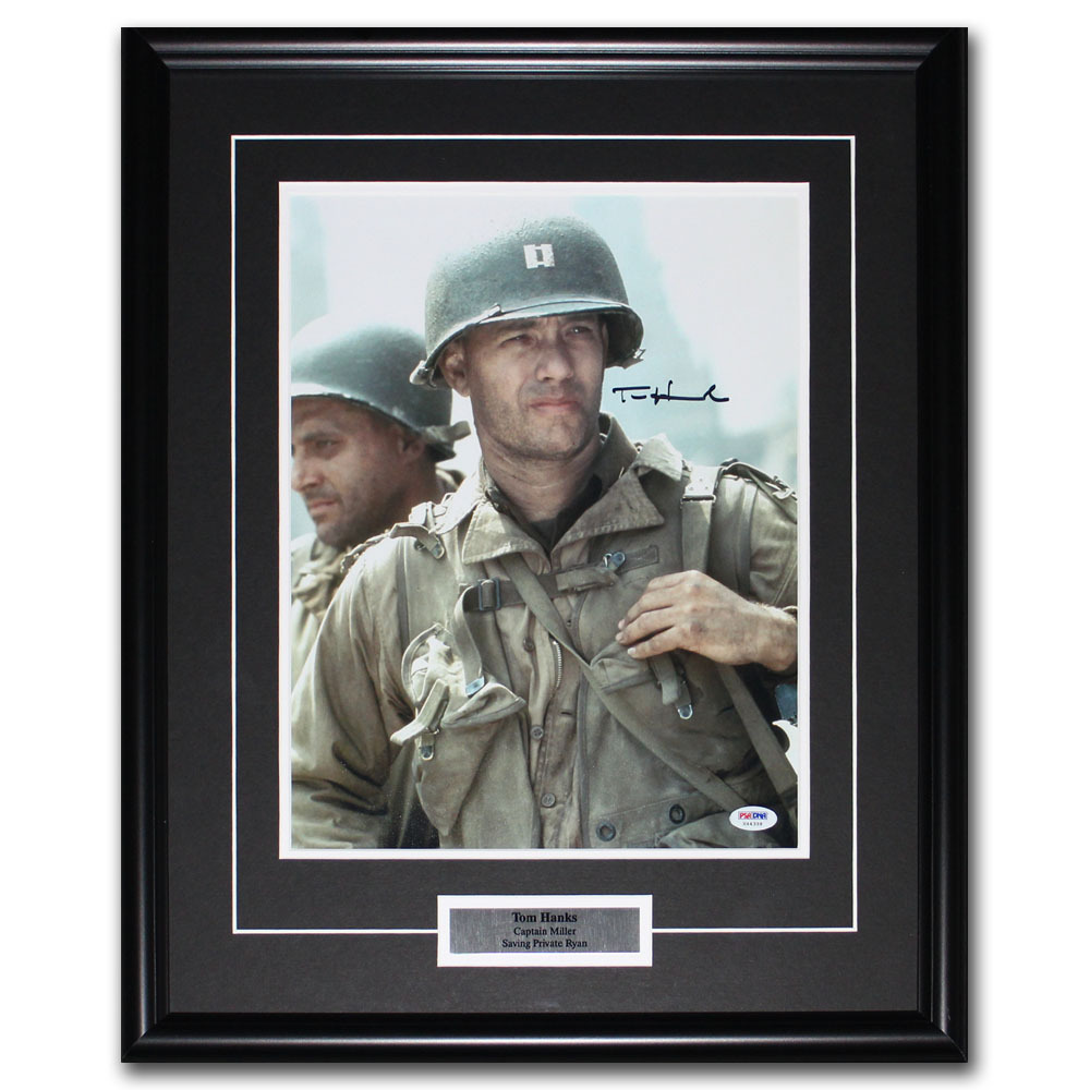 Tom Hanks Autographed 11X14 Framed Photo - Saving Private Ryan - NHL ...
