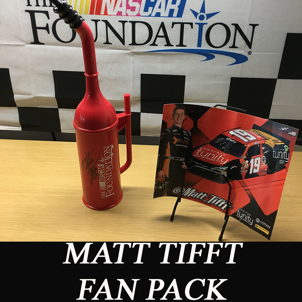 NASCAR'S Matt Tifft Hero Card and AUTOGRAPHED NASCAR Foundation Mini ...