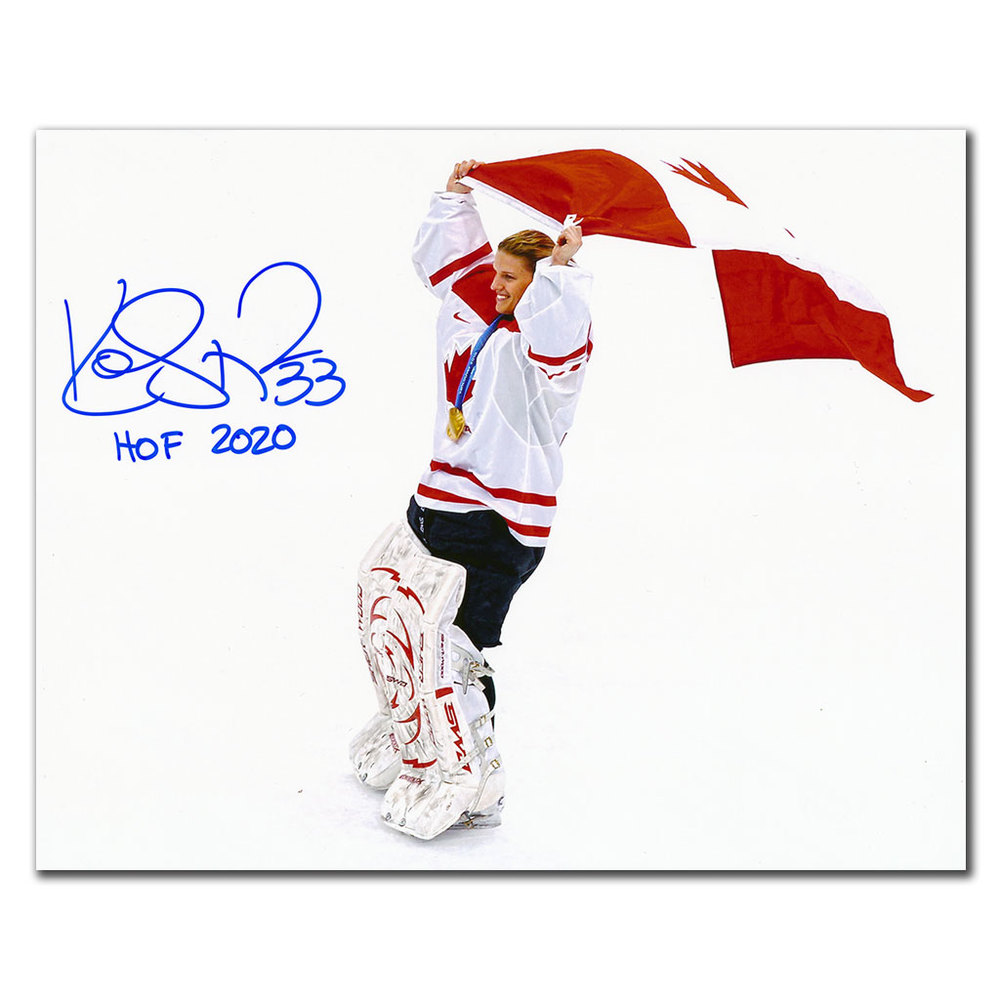 Kim St. Pierre Team Canada 2010 Olympics HOF Autographed 8x10 - NHL ...