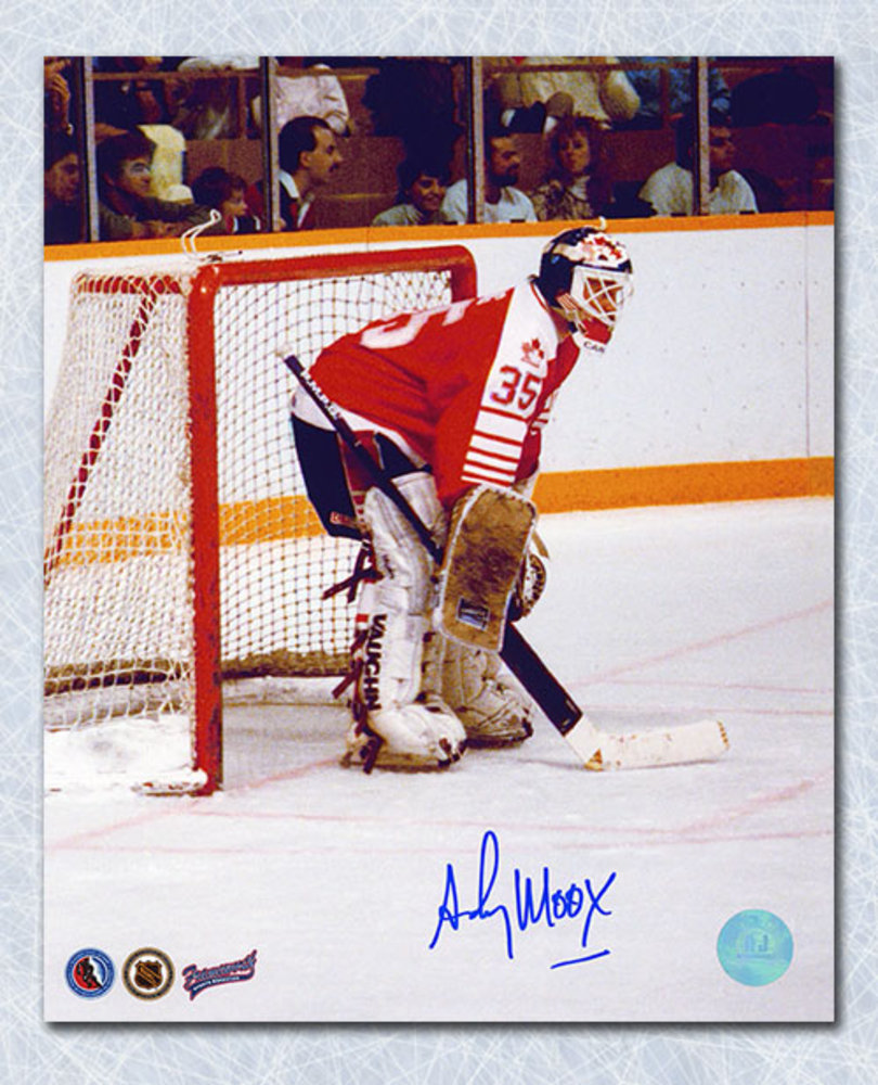 Andy Moog Team Canada Autographed 1988 Olympic 8x10 Photo *Edmonton ...