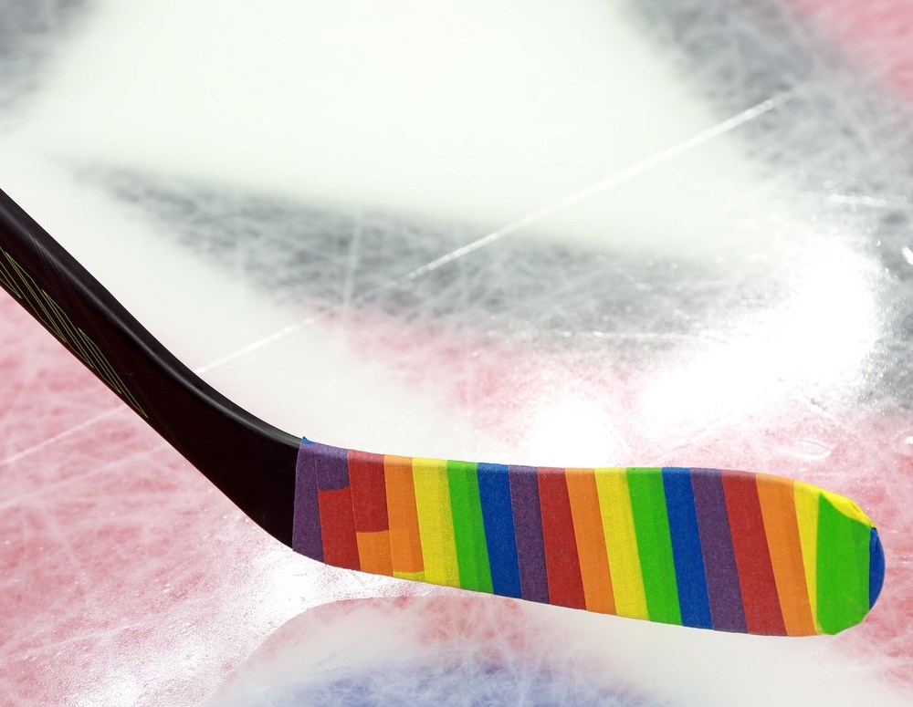 Kyle Palmieri Pride Night Warm-Up Autographed Stick - New Jersey Devils ...