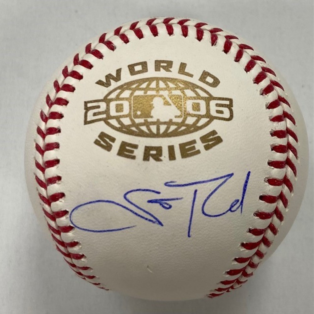 Scott Rolen Autographed 2006 WS Logo Baseball | MLB Auctions