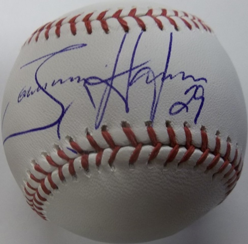 Tommy Hunter Autographed Baseball | MLB Auctions
