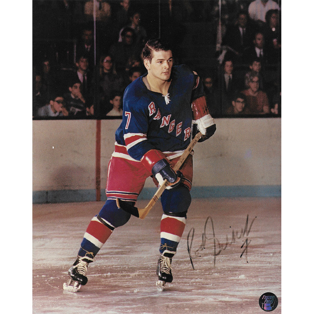 Rod Gilbert Autographed New York Rangers 8X10 Photo - NHL Auctions