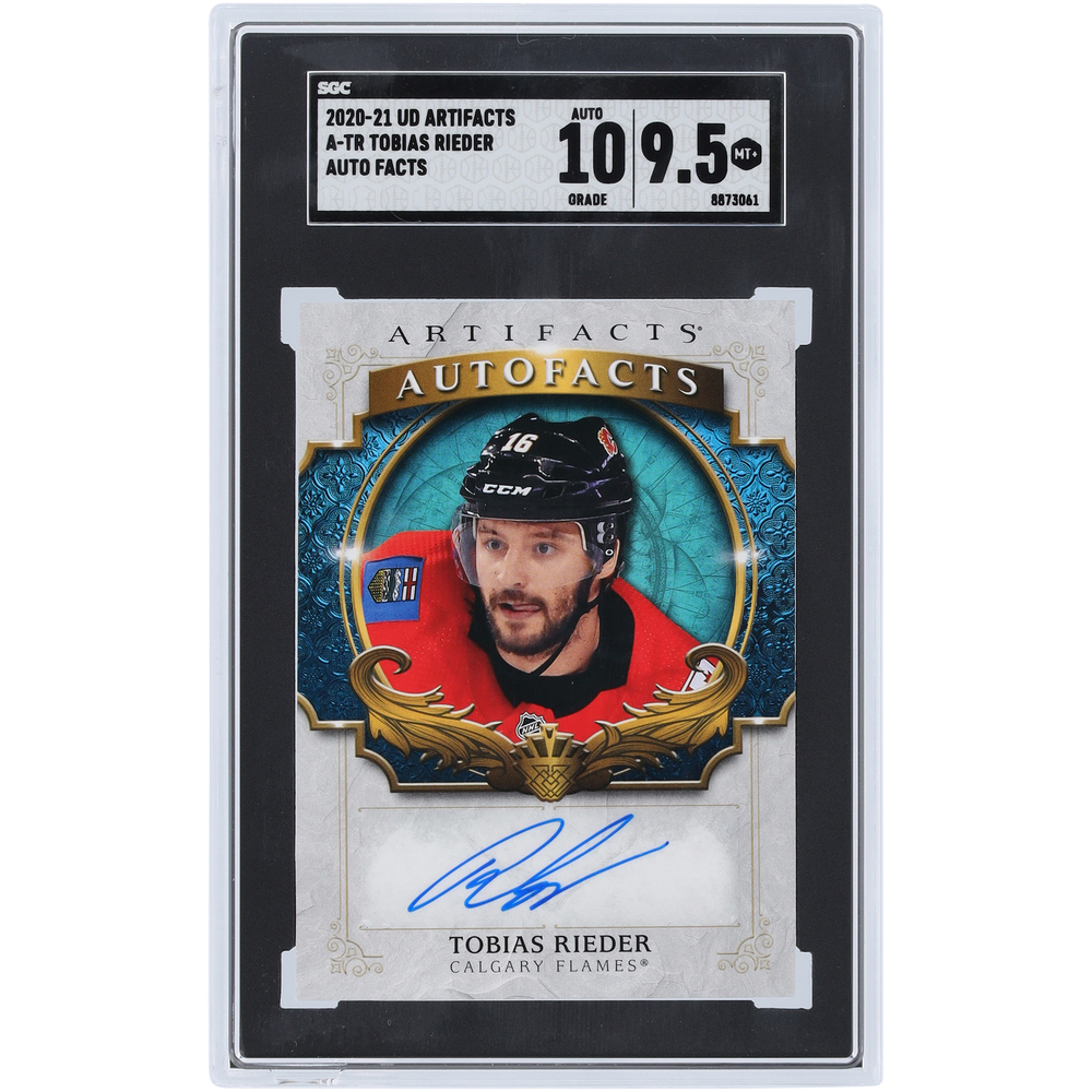 Tobias Rieder Calgary Flames Autographed 2020-21 Upper Deck Artifacts ...
