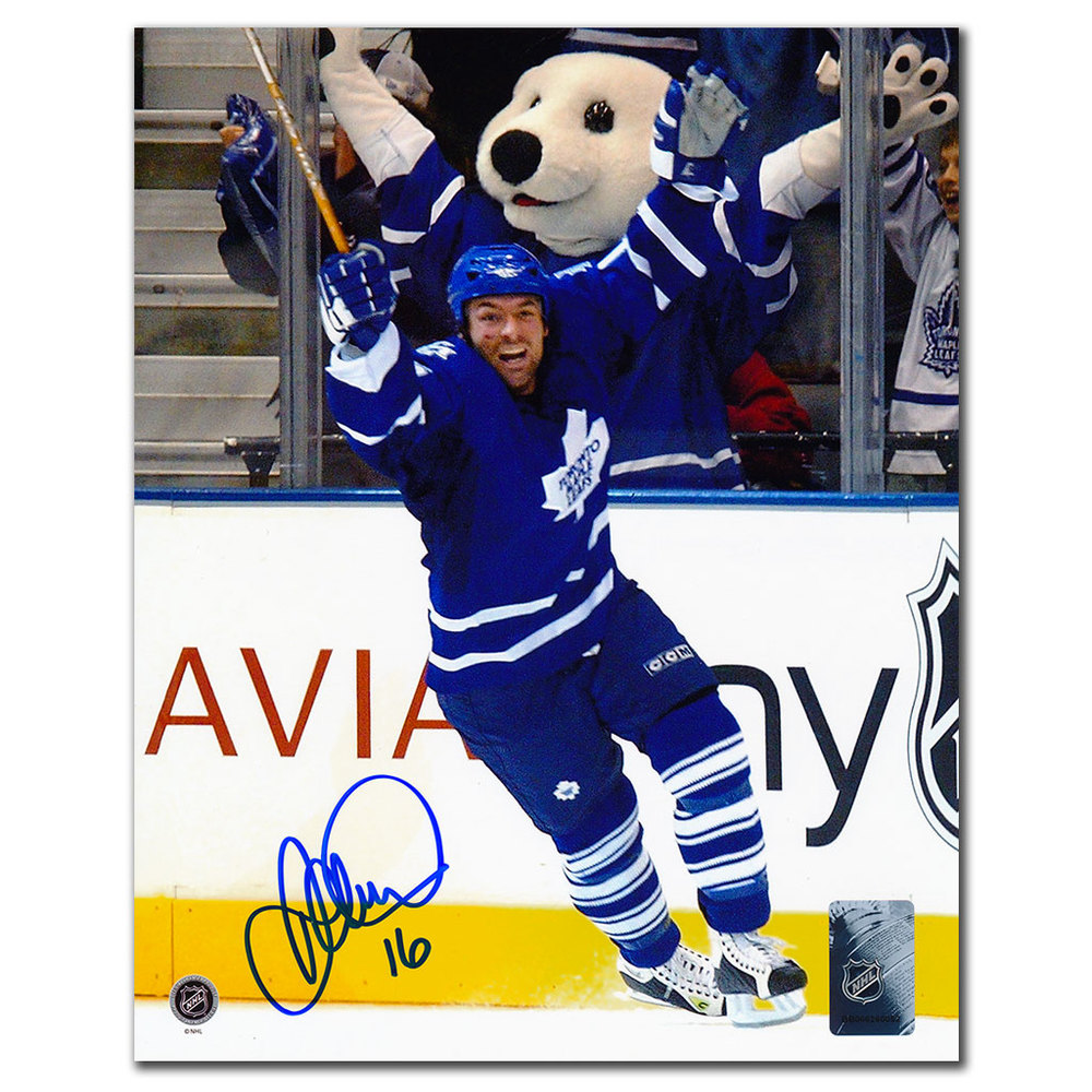 Darcy Tucker Toronto Maple Leafs CARLETON Autographed 8x10 - NHL Auctions