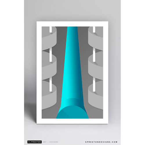 Pro Player Stadium - Minimalist Ballpark Art Print by S. Preston ...