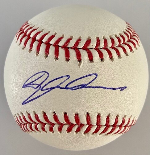 Dylan Crews Autographed Baseball | MLB Auctions