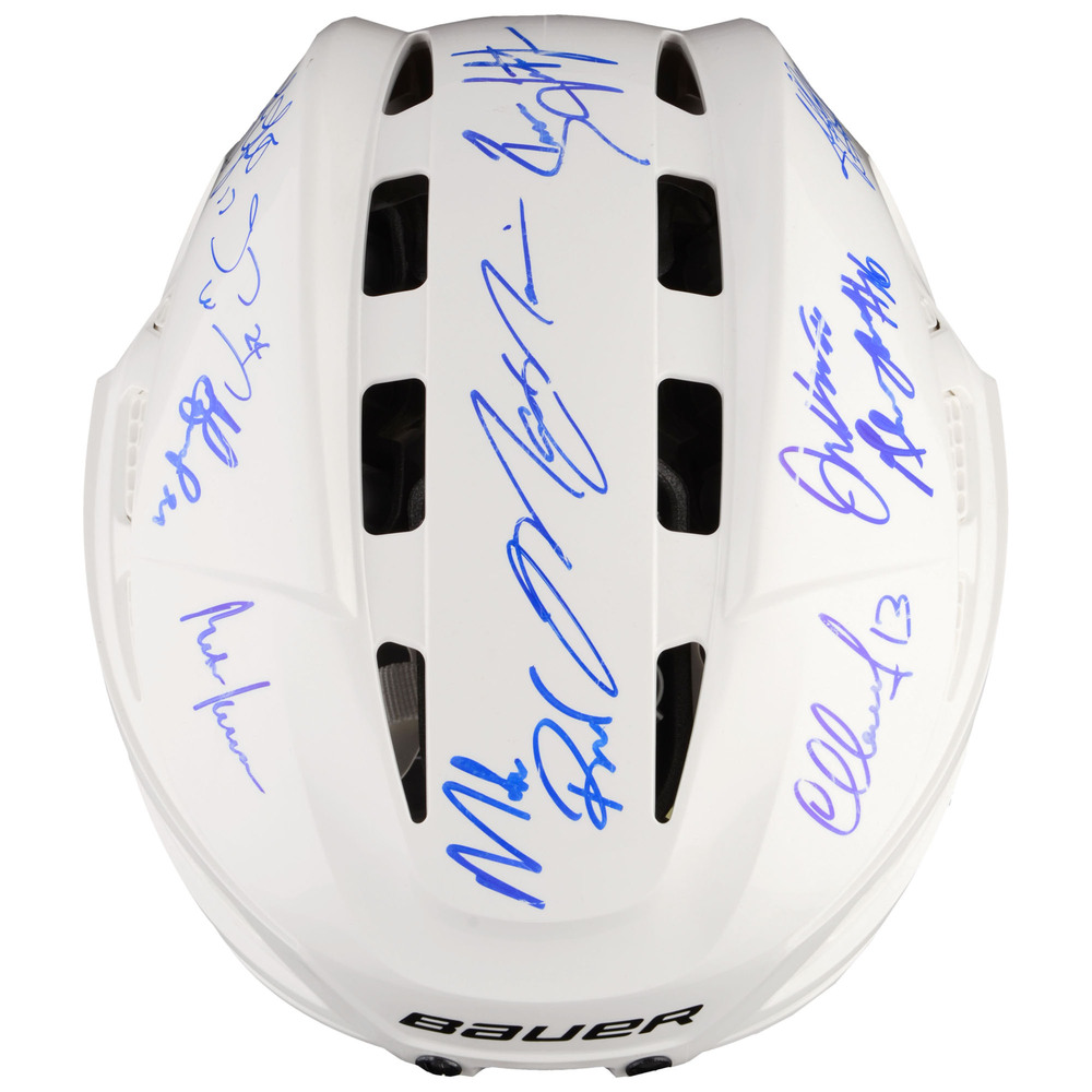 1994 New York Rangers Autographed Helmet with 16 Signatures- Limited ...