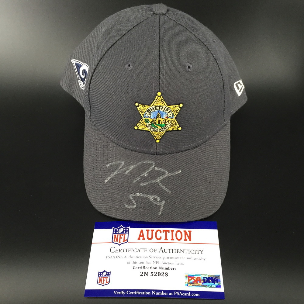 California Fire Relief - Rams Micah Kiser LA First Responders Signed ...