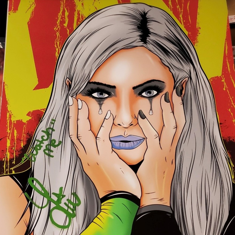 Liv Morgan SIGNED 18x24 Giclée Art Print Poster | WWE Auction