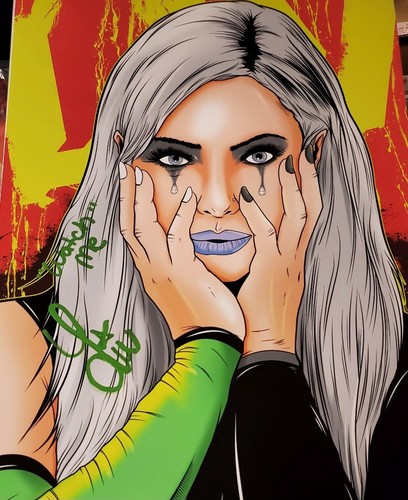 Liv Morgan SIGNED 18x24 Giclée Art Print Poster | WWE Auction