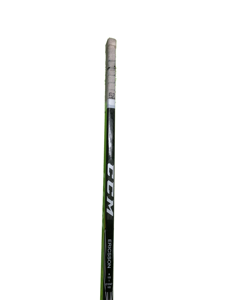 #52 Jonathan Ericsson Game Used Stick - Autographed - Detroit Red Wings ...