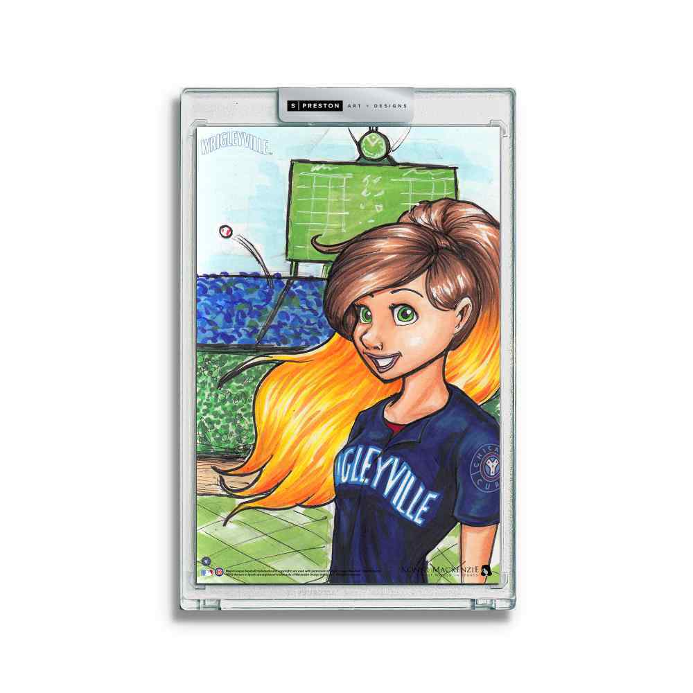 WinS® Konni Mackenzie City Connect Cubs #1/100 Limited Edition Art Slab ...