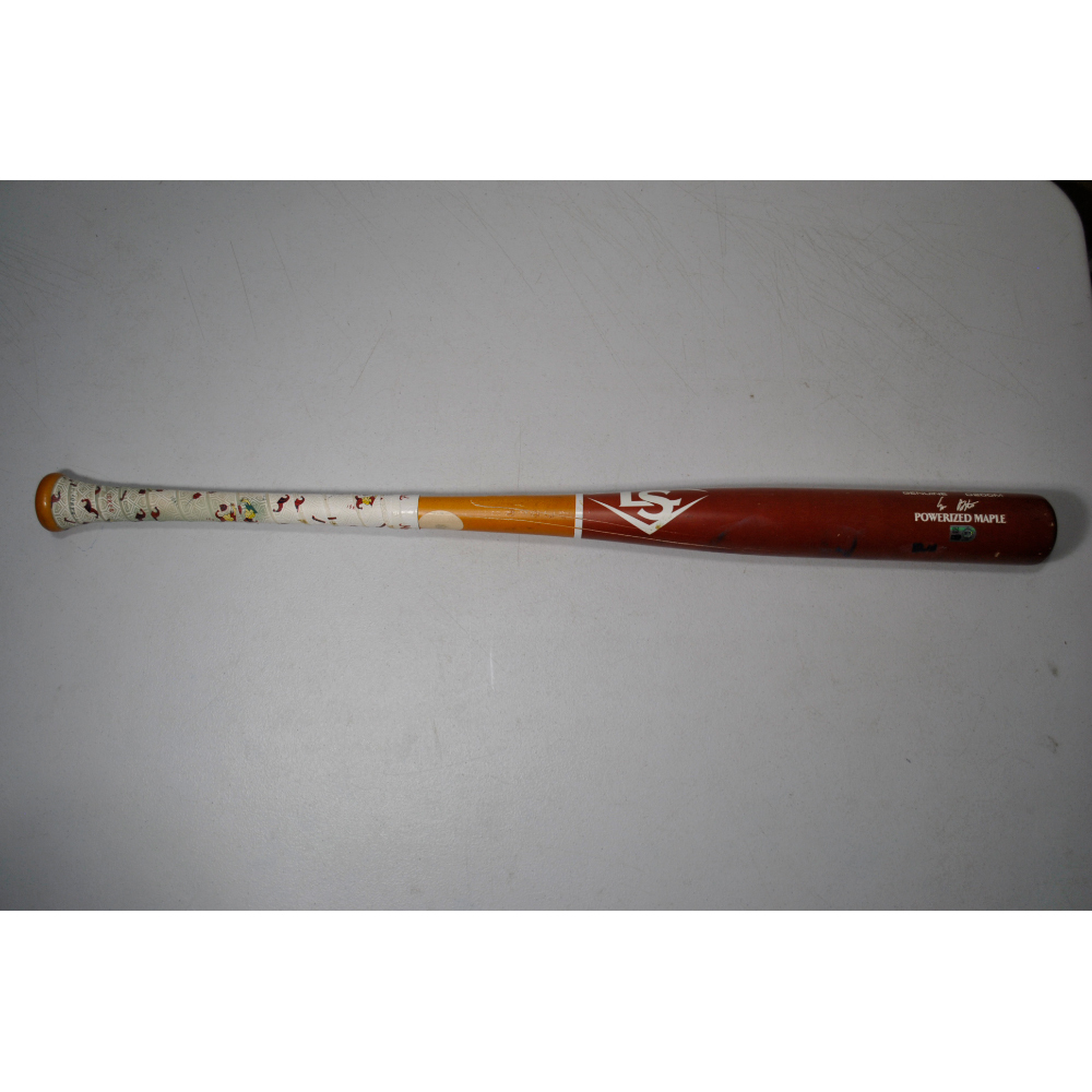 Lawrence Butler Game-Used Broken Bat - Burgundy Louisville Slugger ...