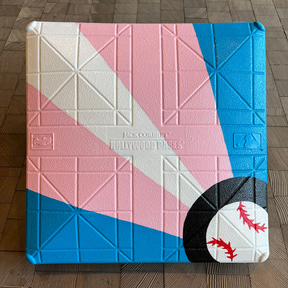 2023 SF Pride Pre-Game Ceremony Base painted by San Francisco Artist ...