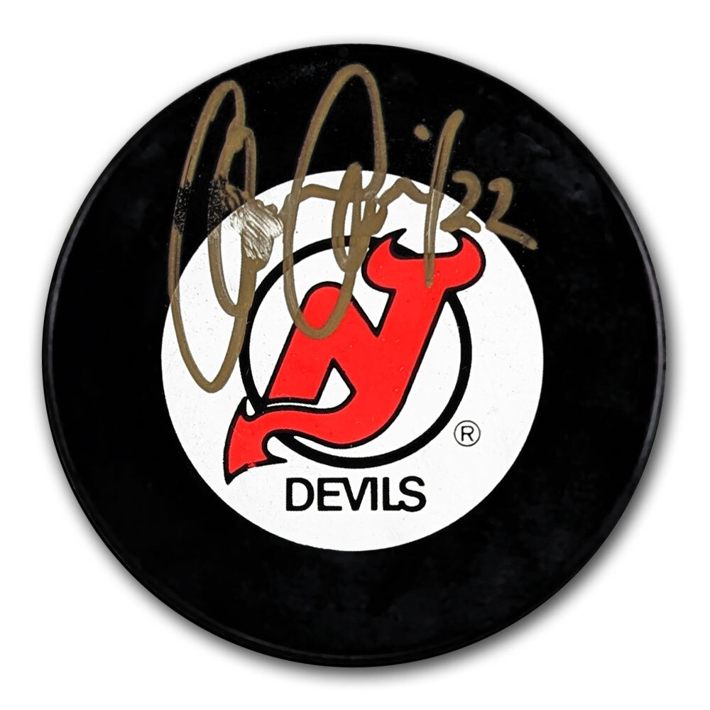 Claude Lemieux New Jersey Devils Autographed Puck - NHL Auctions