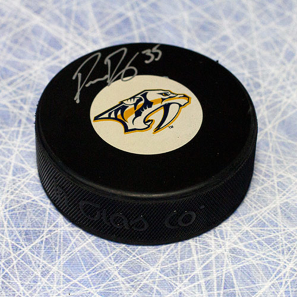 Pekka RInne Nashville Predators Autographed Hockey Puck - NHL Auctions