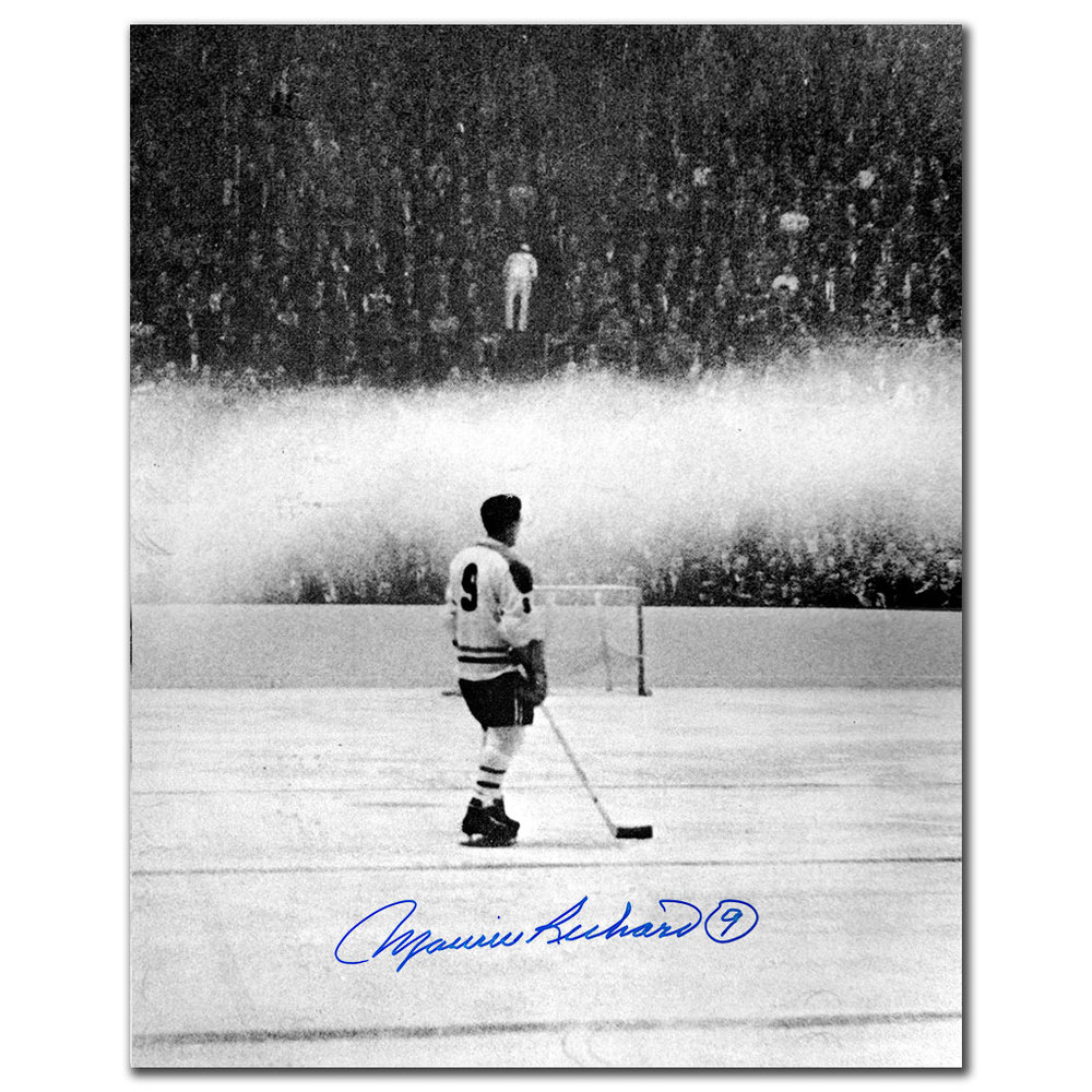 Maurice Richard Montreal Canadiens Autographed 16x20 Photo - NHL Auctions