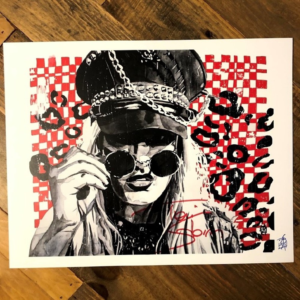Toni Storm SIGNED Rob Schamberger 11 x 14 Art Print (Clashing Patterns ...