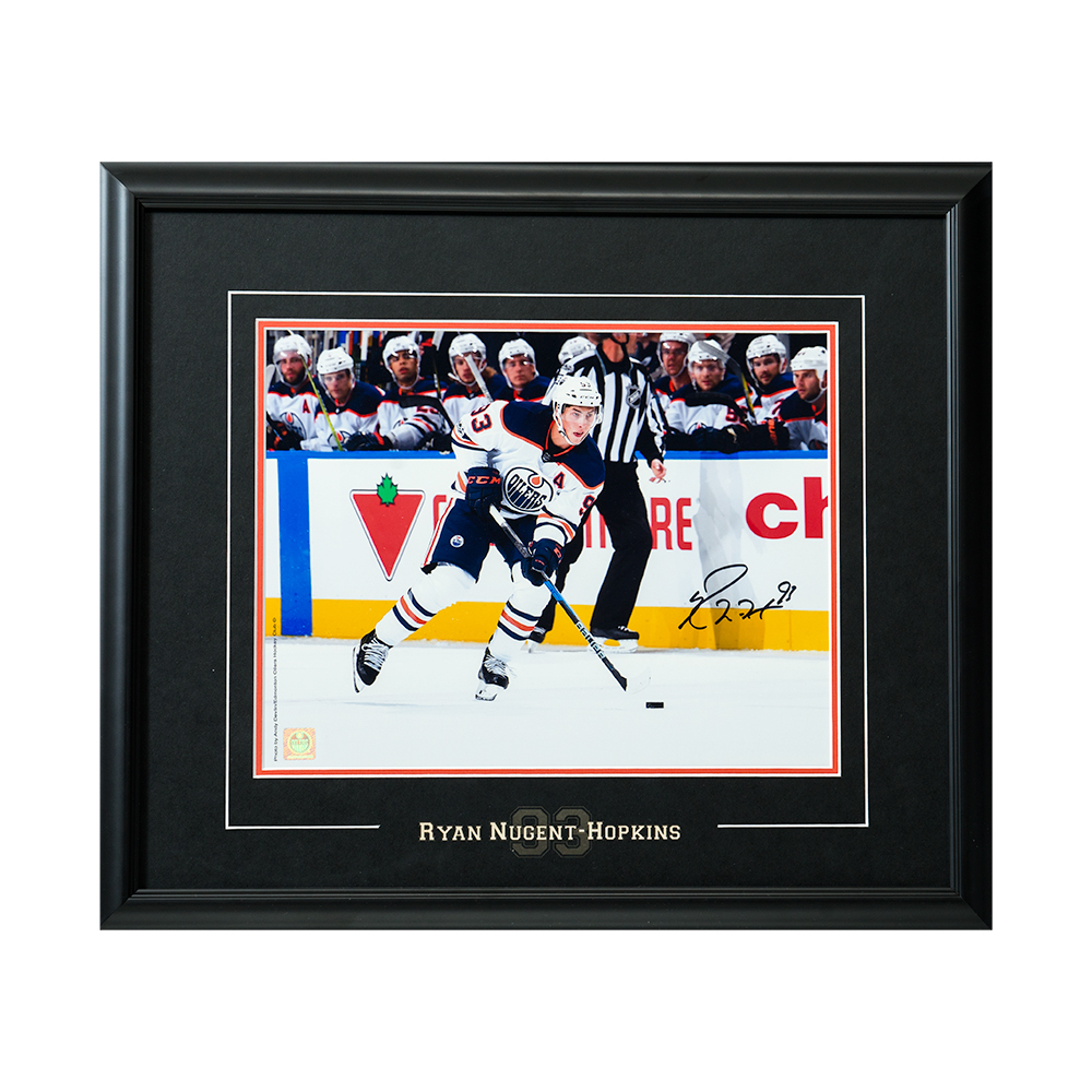 Ryan Nugent-Hopkins #93 - Autographed & Framed Edmonton Oilers 11" x 14 ...