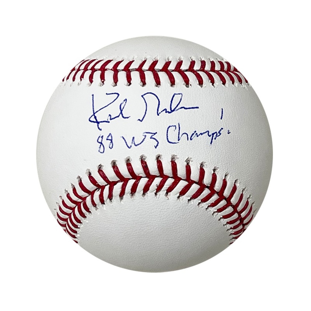 Kirk Gibson Autographed "88 WS Champs" Baseball | MLB Auctions