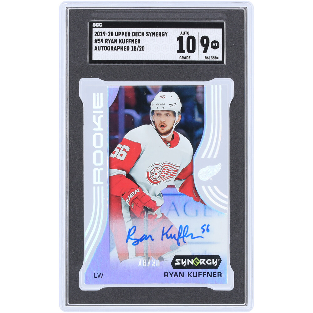 Ryan Kuffner Detroit Red Wings Autographed 2019-20 Upper Deck Synergy ...