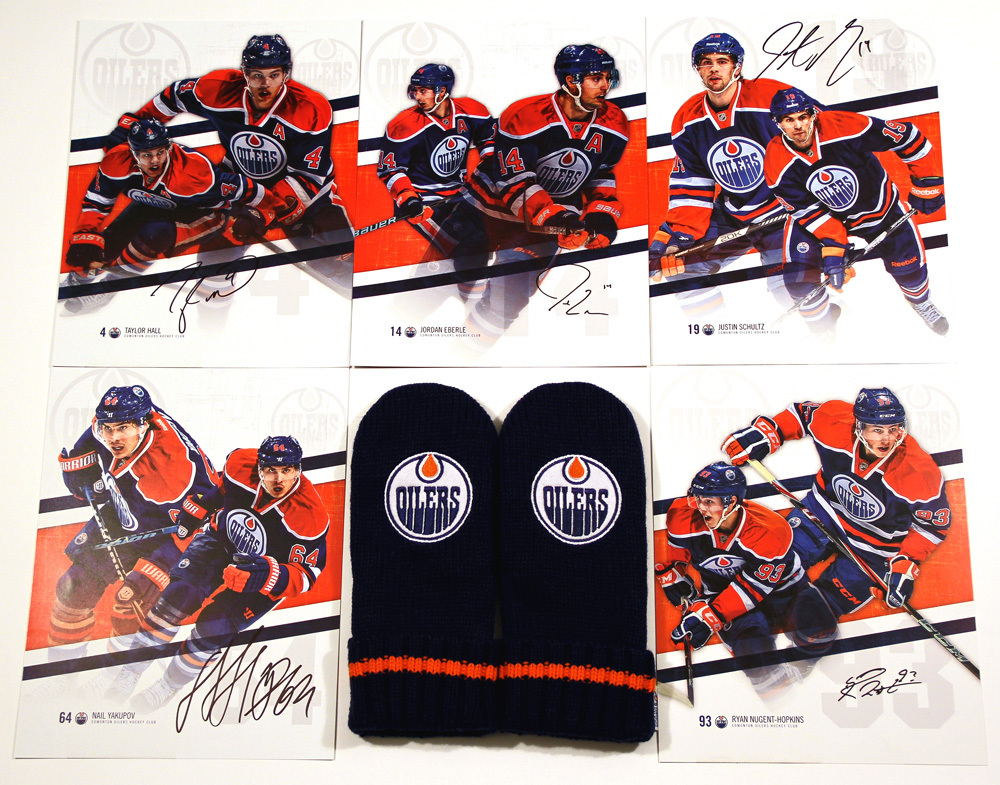 Edmonton Oilers Young Guns Taylor Hall, Jordan Eberle, Justin Schultz ...