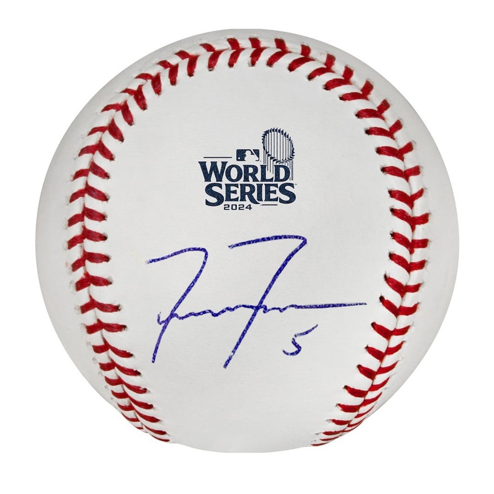 Freddie Freeman Autographed 2024 WS Logo Baseball | MLB Auctions