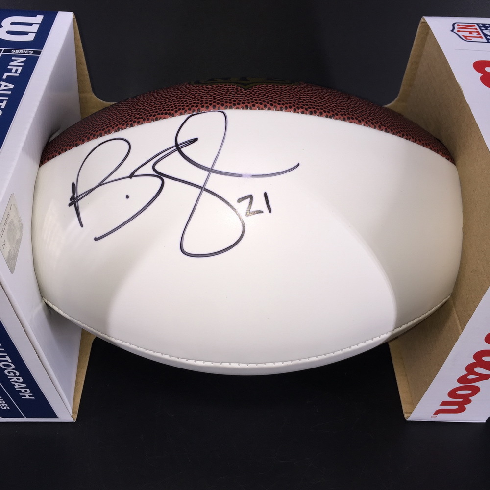 NFL - Eagles Bobby Taylor Signed Panel Ball | The official auction site ...