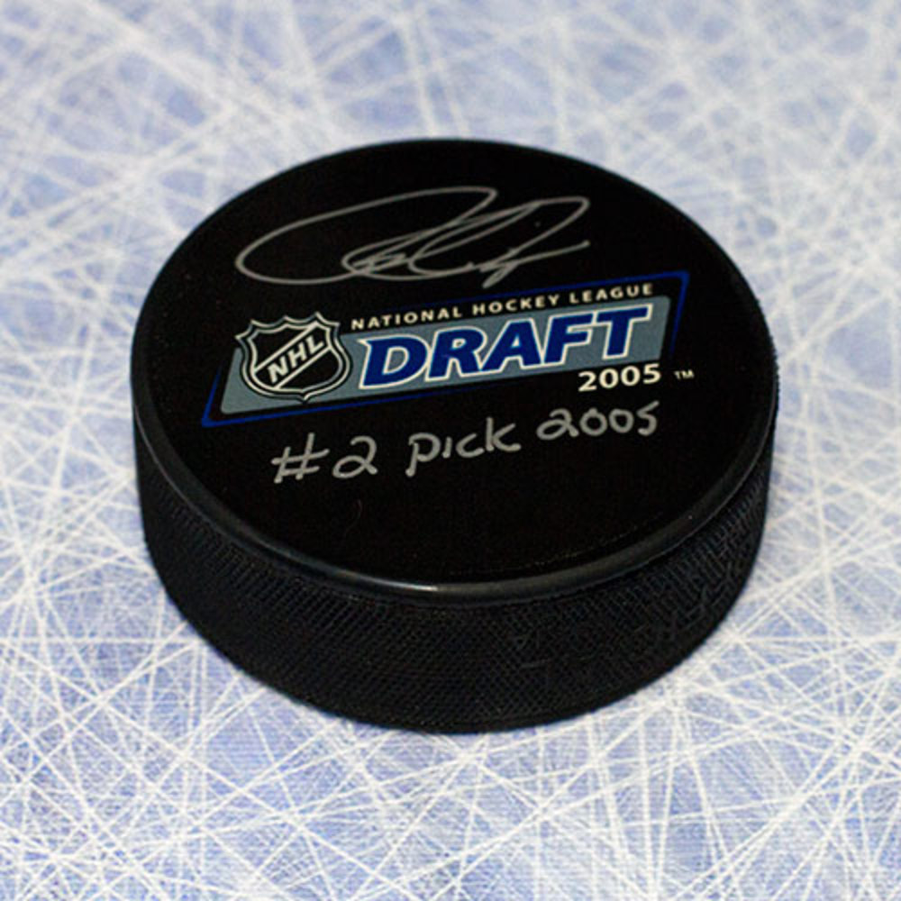 Bobby Ryan 2005 NHL Draft Day Autographed Hockey Puck w/ 2nd Pick Note ...