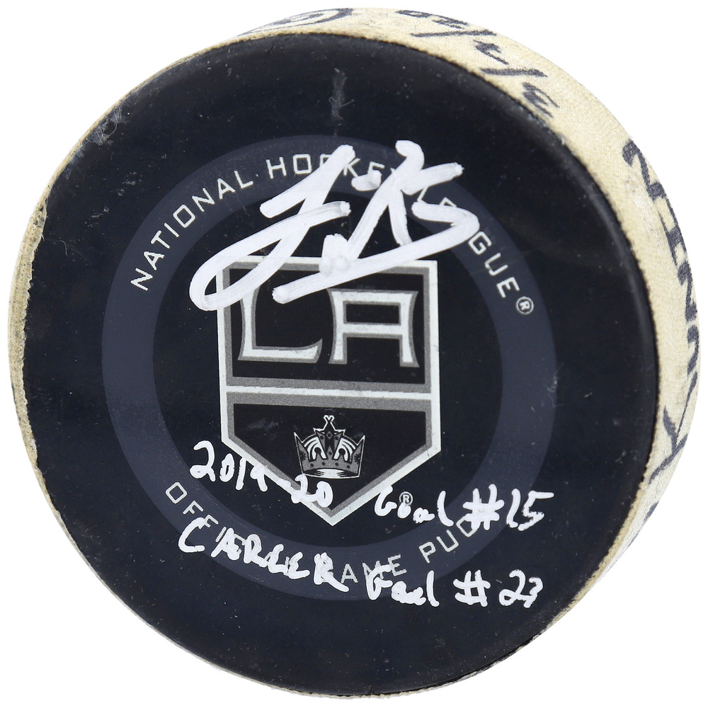 Luke Kunin Minnesota Wild Autographed Game-Used Goal Puck from March 7 ...