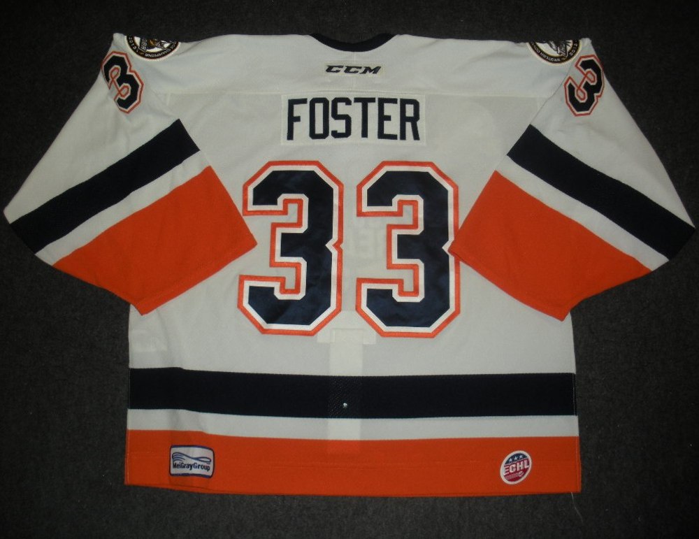Brian Foster - Hockey Heritage Weekend - Stockton Thunder - Game-Worn ...