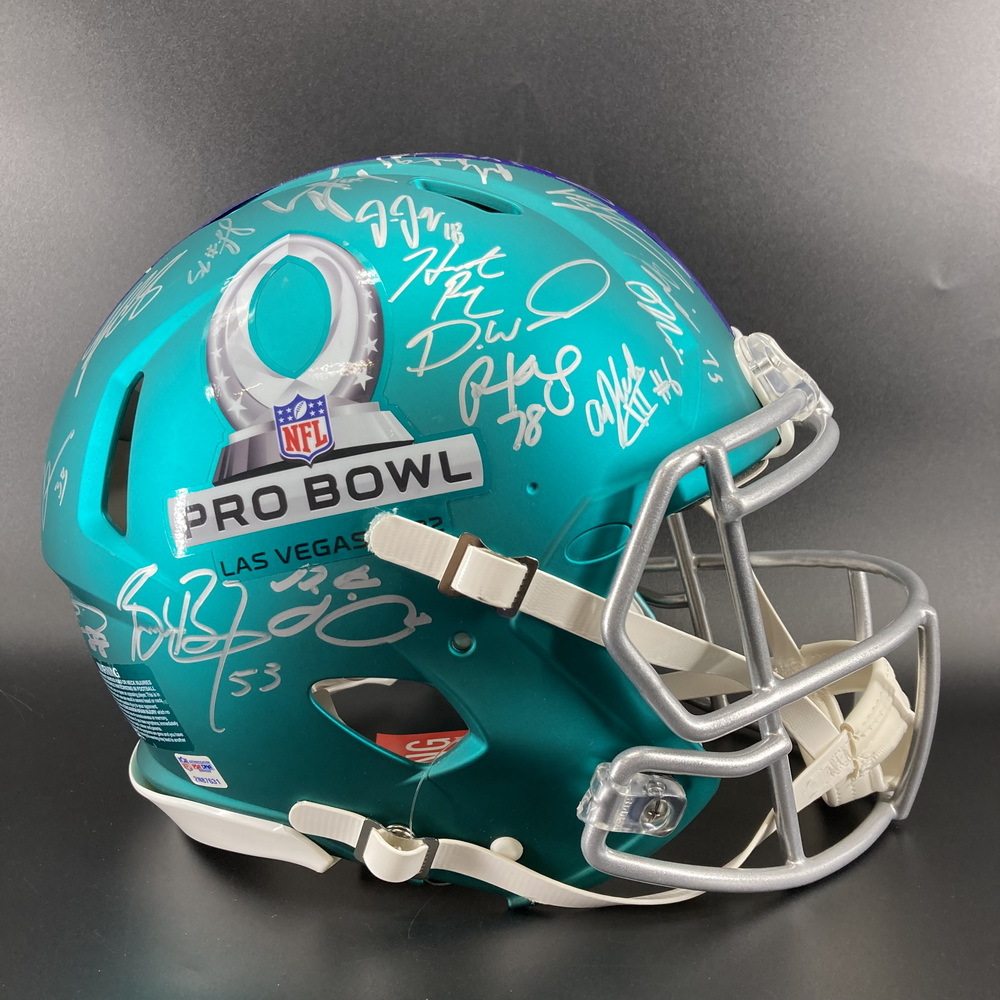 NFL - Multi Signed Pro Bowl 2022 Authentic Speed Helmet Signed by Mac ...