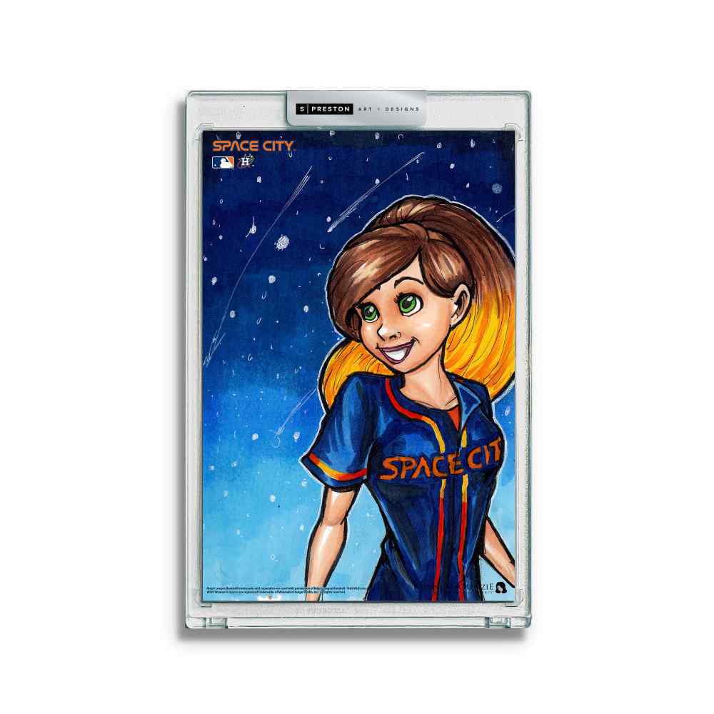 WinS® Konni Mackenzie City Connect Astros #1/100 Limited Edition Art ...