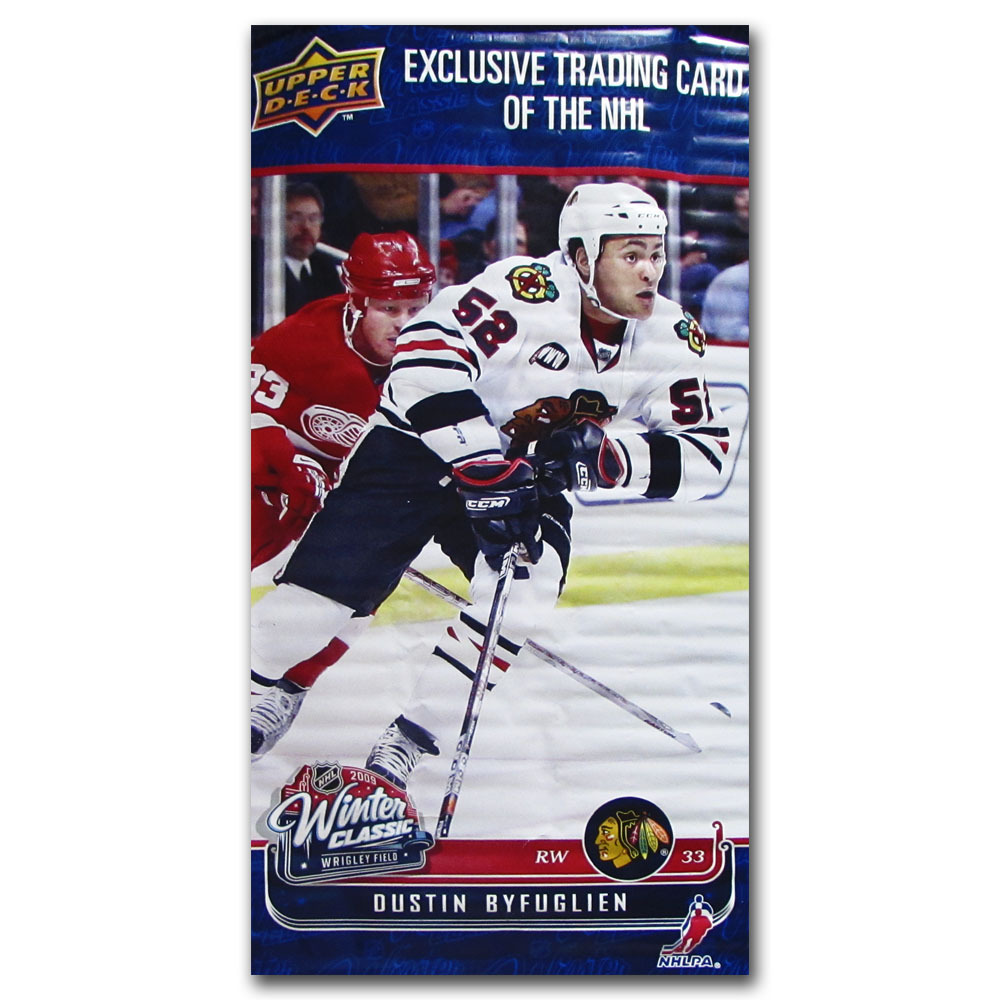 Dustin Byfuglien Chicago Blackhawks Banner - on Display at 2009 NHL ...