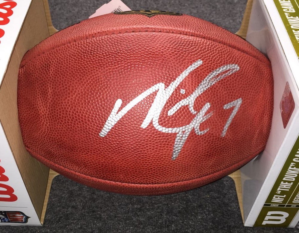 NFL - Falcons Michael Vick signed authentic football | The official ...