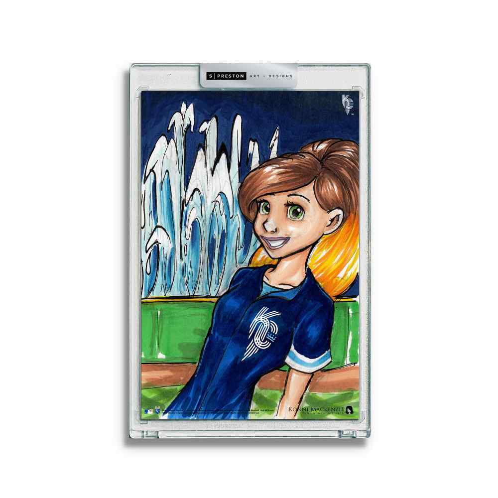 WinS® Konni Mackenzie City Connect Royals #1/100 Limited Edition Art ...
