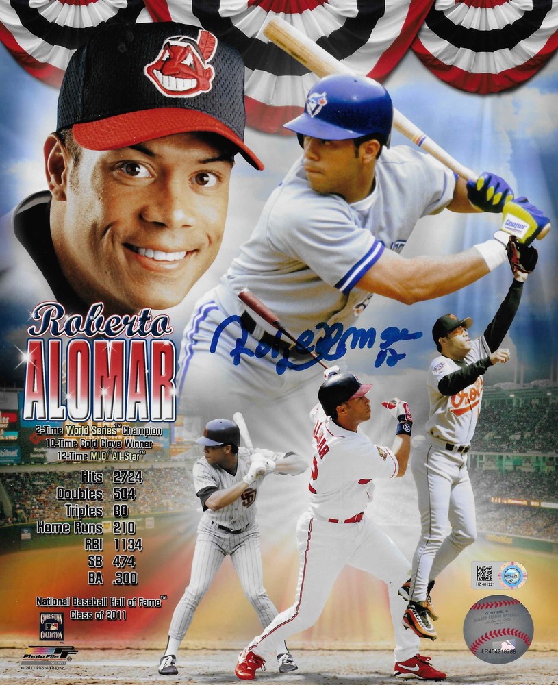 Roberto Alomar Autographed 8x10 Collage | MLB Auctions