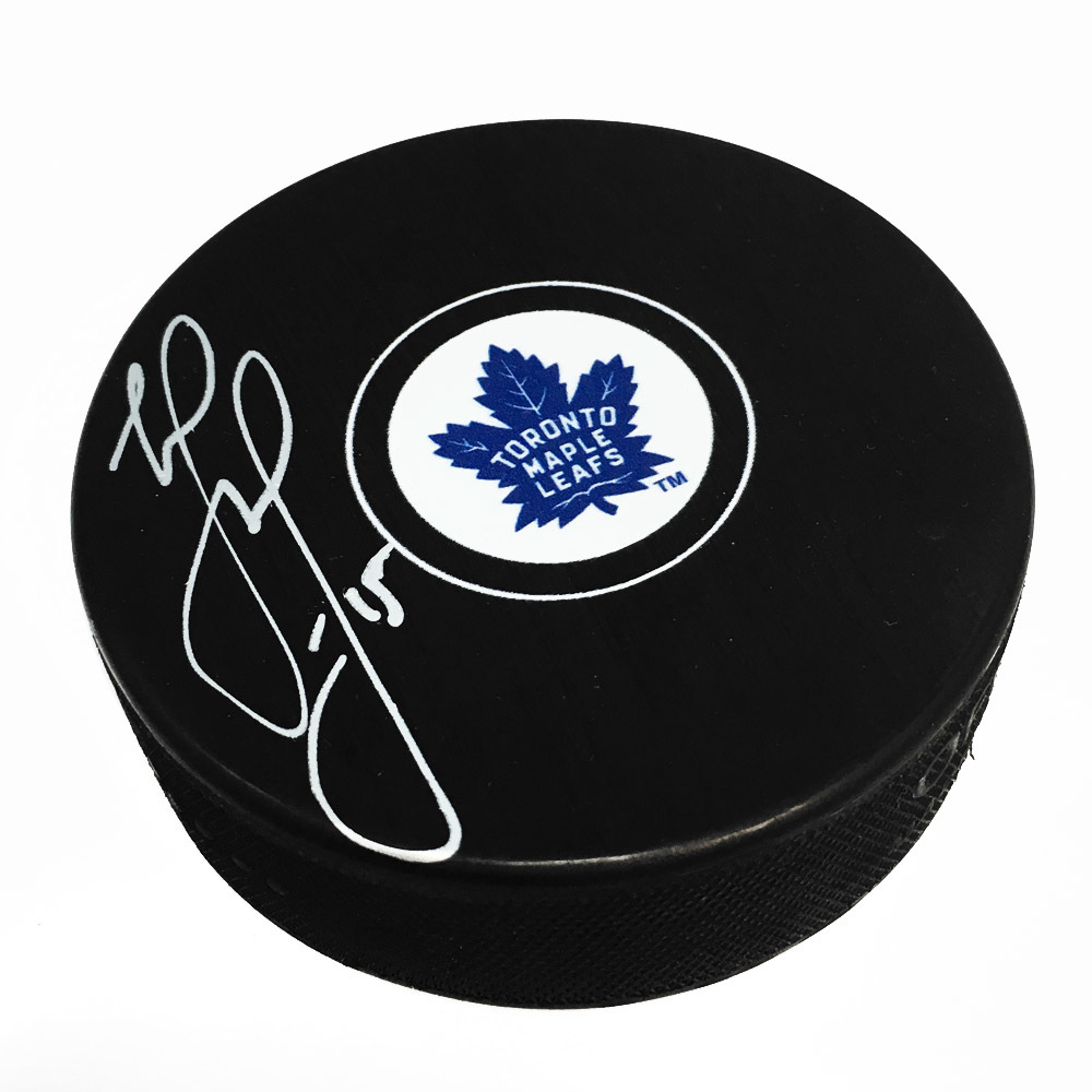 Matt Martin Toronto Maple Leafs Signed Autograph Model Hockey Puck ...