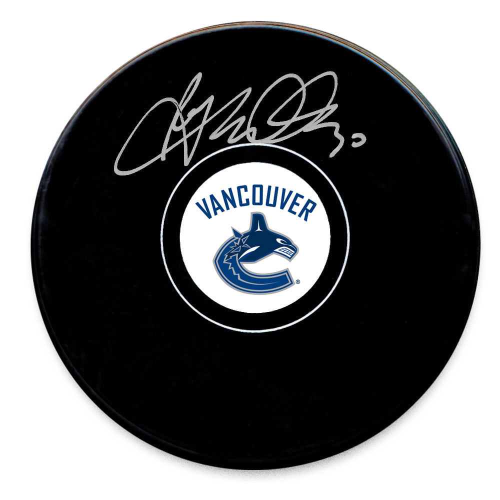 Ryan Miller Vancouver Canucks Autographed Puck - NHL Auctions