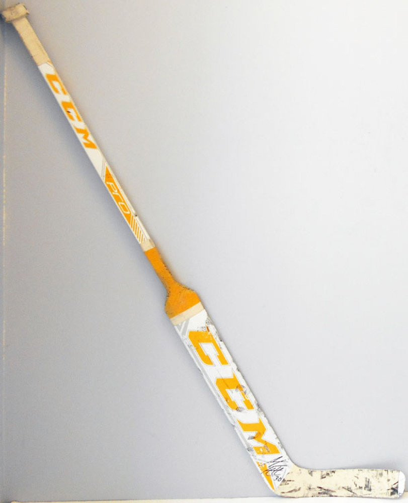 #30 Carter Hutton Game Used Stick - Autographed - Nashville Predators ...