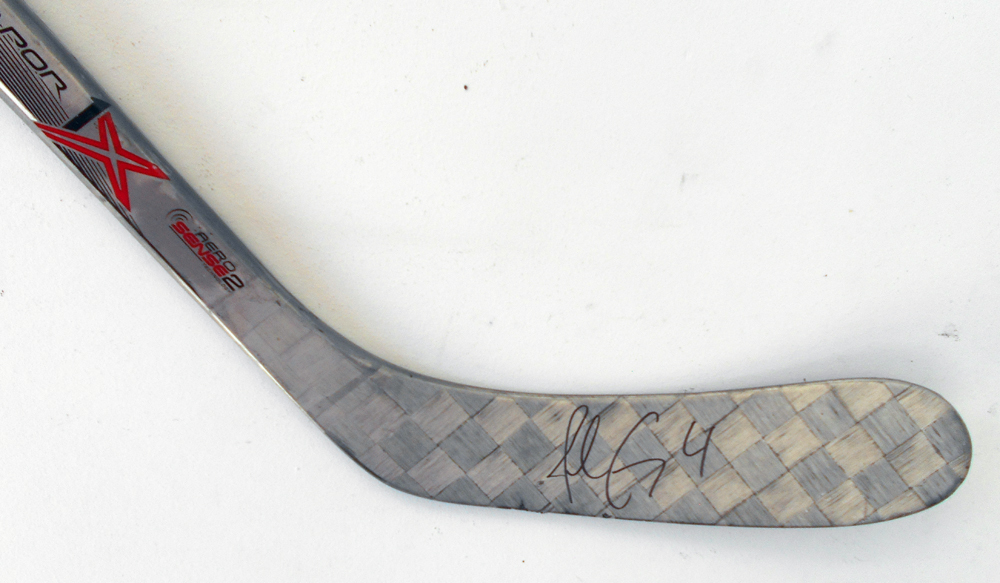 # 4 Josh Gorges Game Used Stick - Autographed - Buffalo Sabres - NHL ...