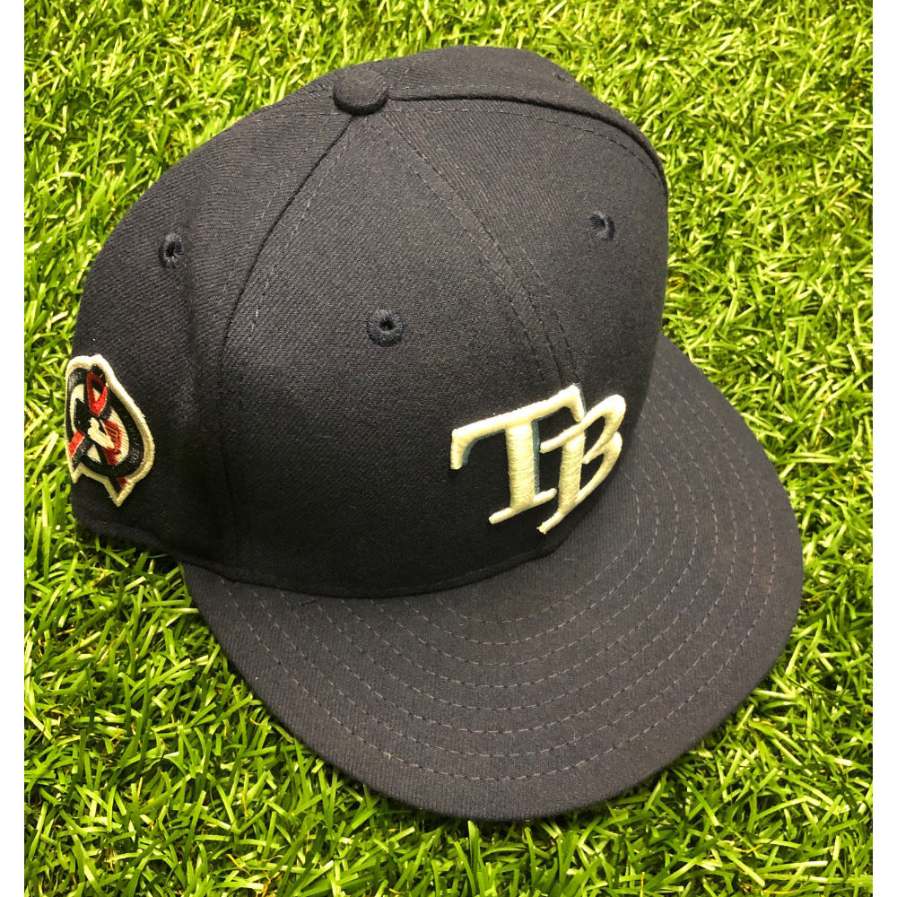 Game Used Cap: Kevin Kiermaier (size 7 3/8) - September 11, 2019 at TEX ...