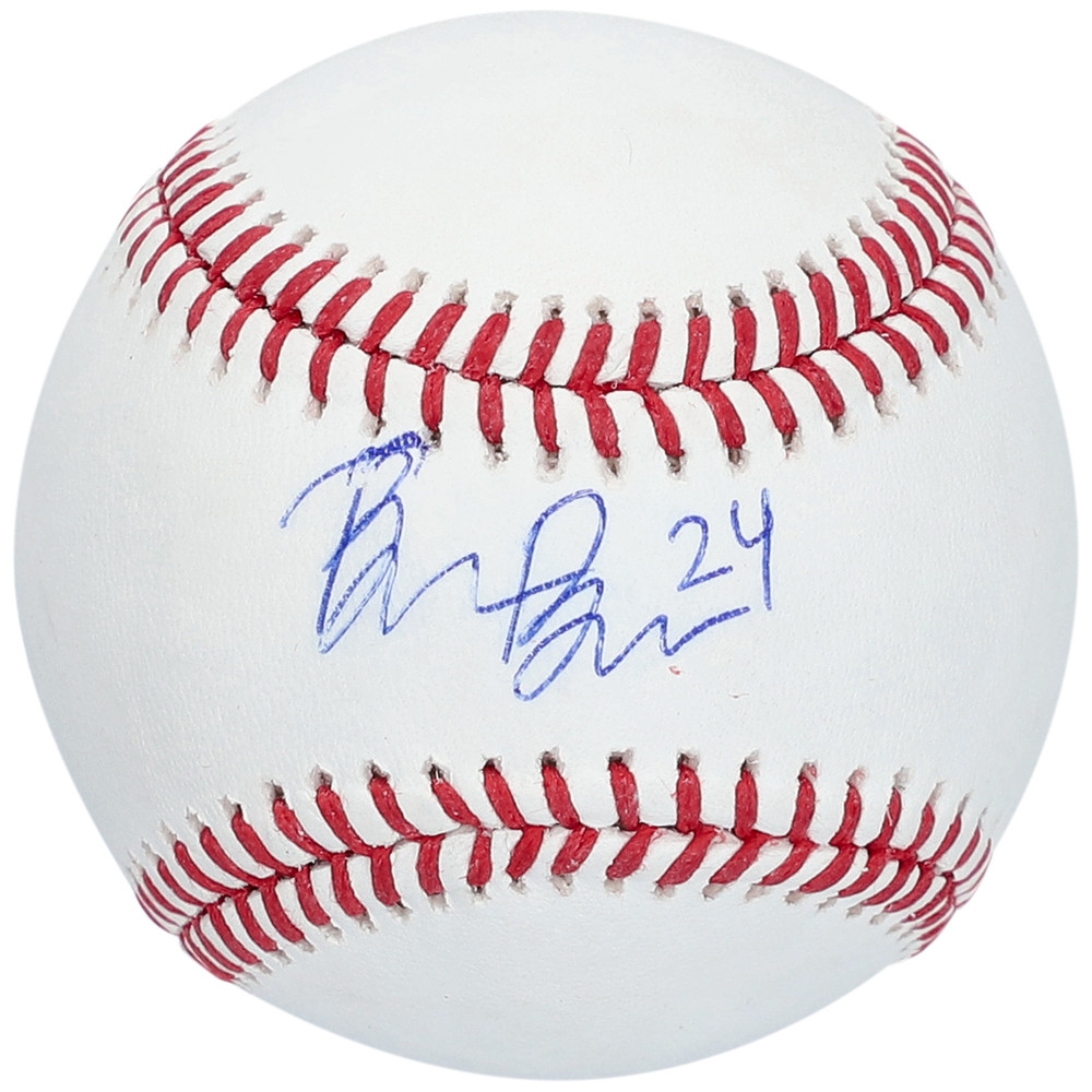 Brendan Brisson Vegas Golden Knights Autographed MLB Baseball - NHL ...