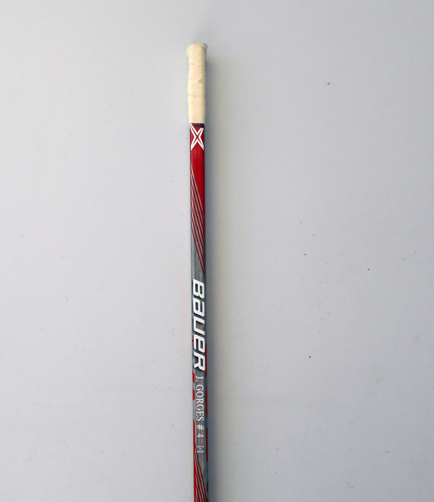 # 4 Josh Gorges Game Used Stick - Autographed - Buffalo Sabres - NHL ...