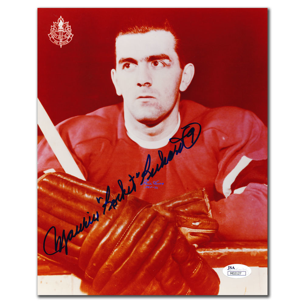 Maurice Richard Montreal Canadiens ROCKET Autographed 8x10 - NHL Auctions