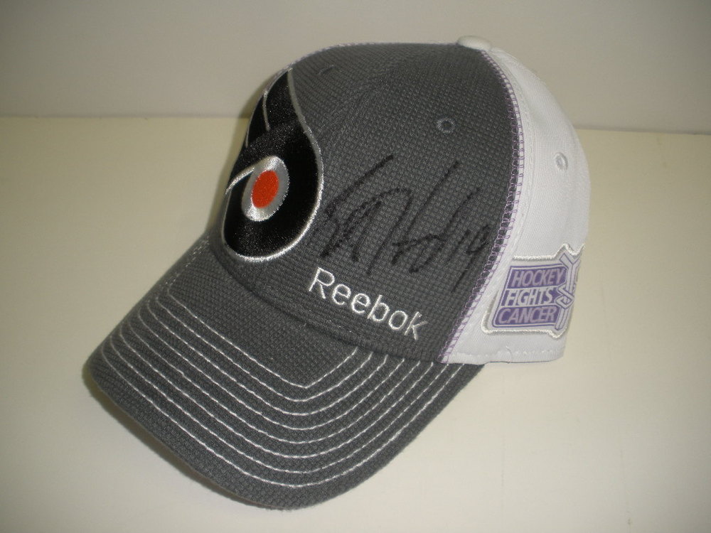 NHL Player Media Tour - Scott Hartnell - Reebok Men's Autographed Cap ...