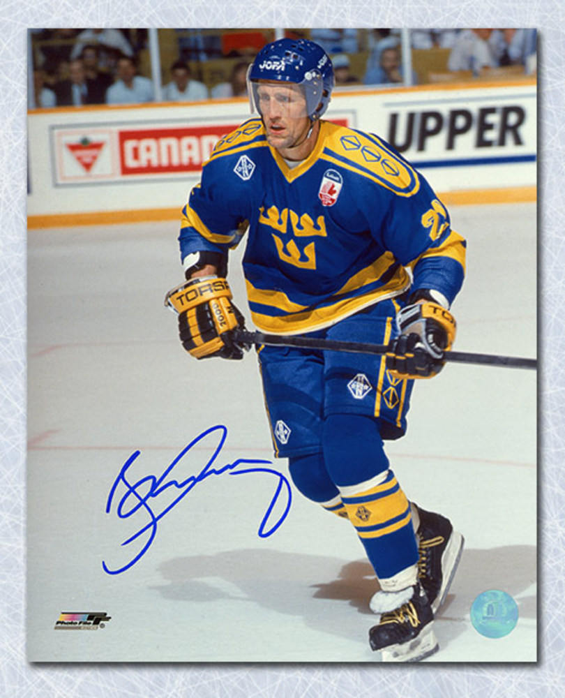 Borje Salming Team Sweden Autographed Canada Cup 8x10 Photo *Toronto ...